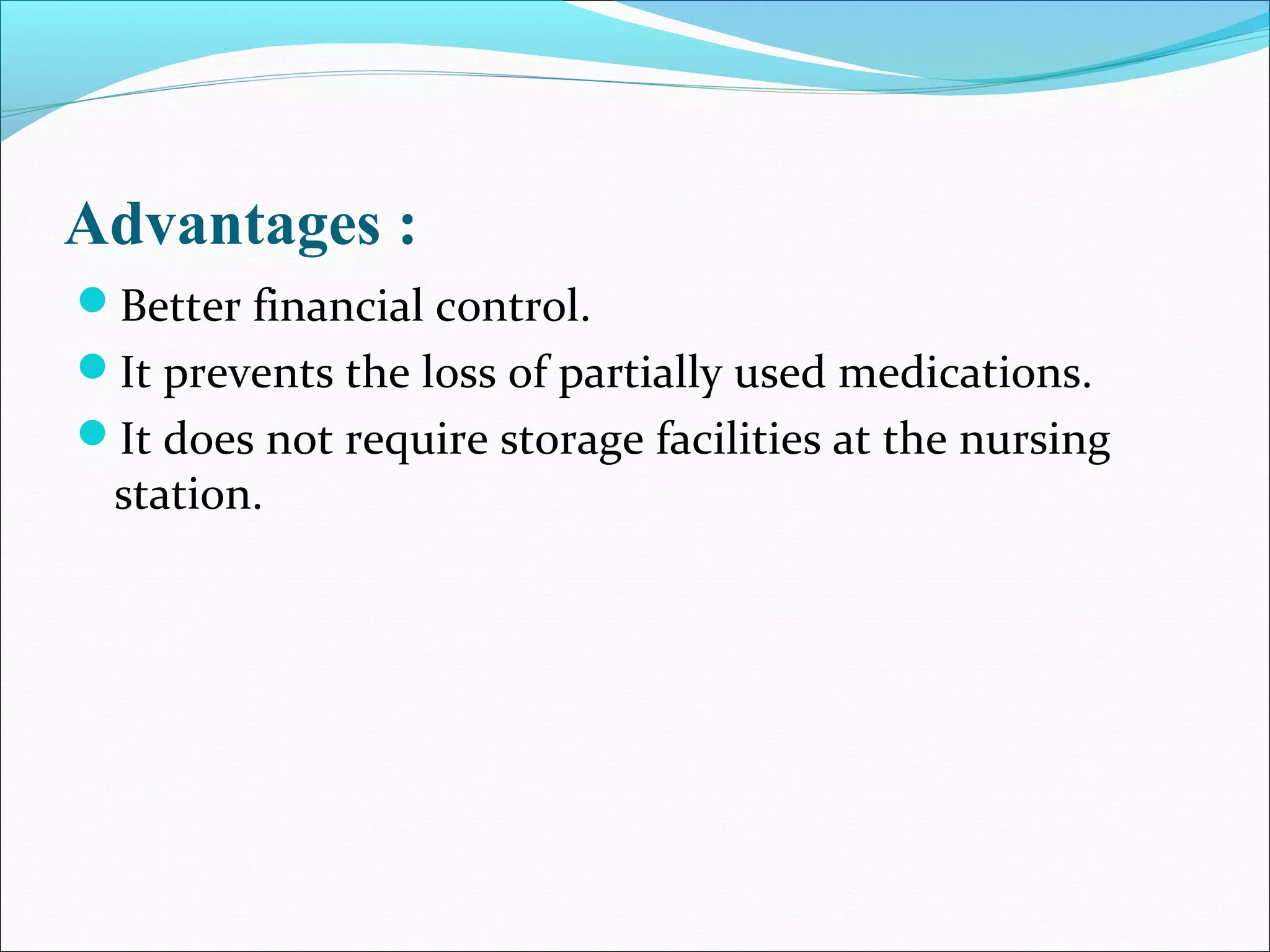 Drug distribution in hospital pharmacy | PPT