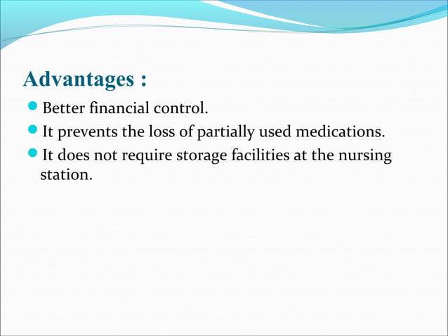 Drug distribution in hospital pharmacy | PPT