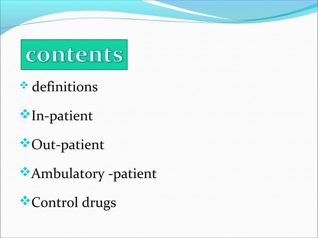 Drug distribution in hospital pharmacy | PPT
