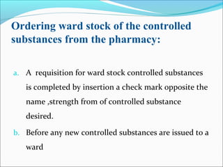 Drug distribution in hospital pharmacy | PPT