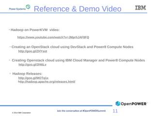 One-click Hadoop Cluster Deployment on OpenPOWER Systems | PPT