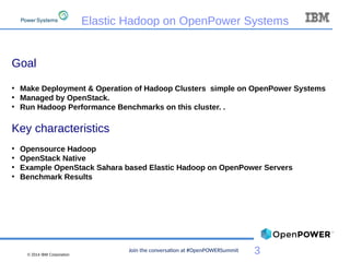 One-click Hadoop Cluster Deployment on OpenPOWER Systems | PPT