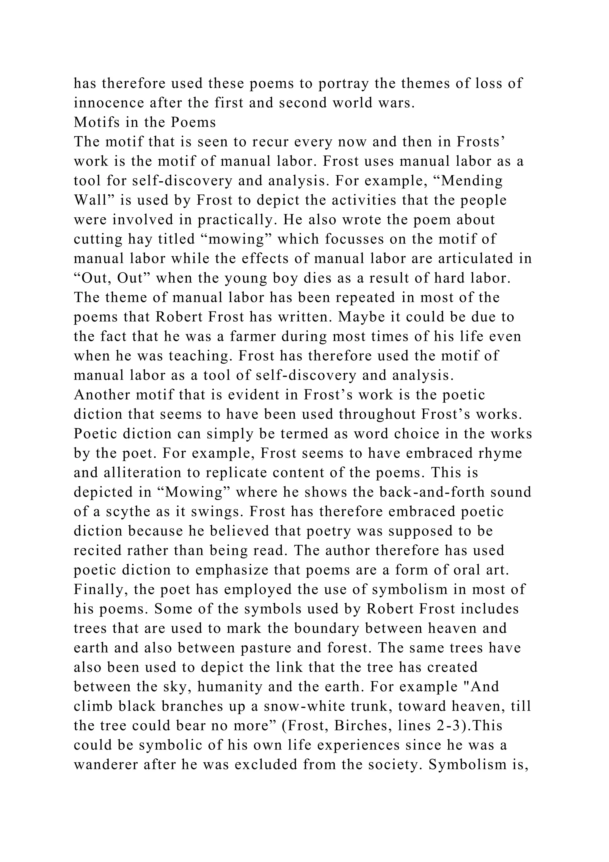 Surname 4NameInstructorCourseDateRobert FrostArt can.docx