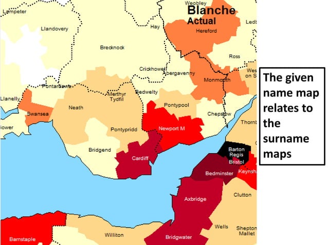 Surnames in genealogy & surname distribution maps | PPTX | Genealogy ...