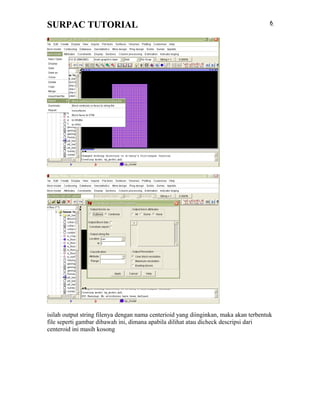 Surpac block model | DOC