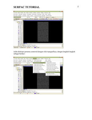 Surpac block model | DOC