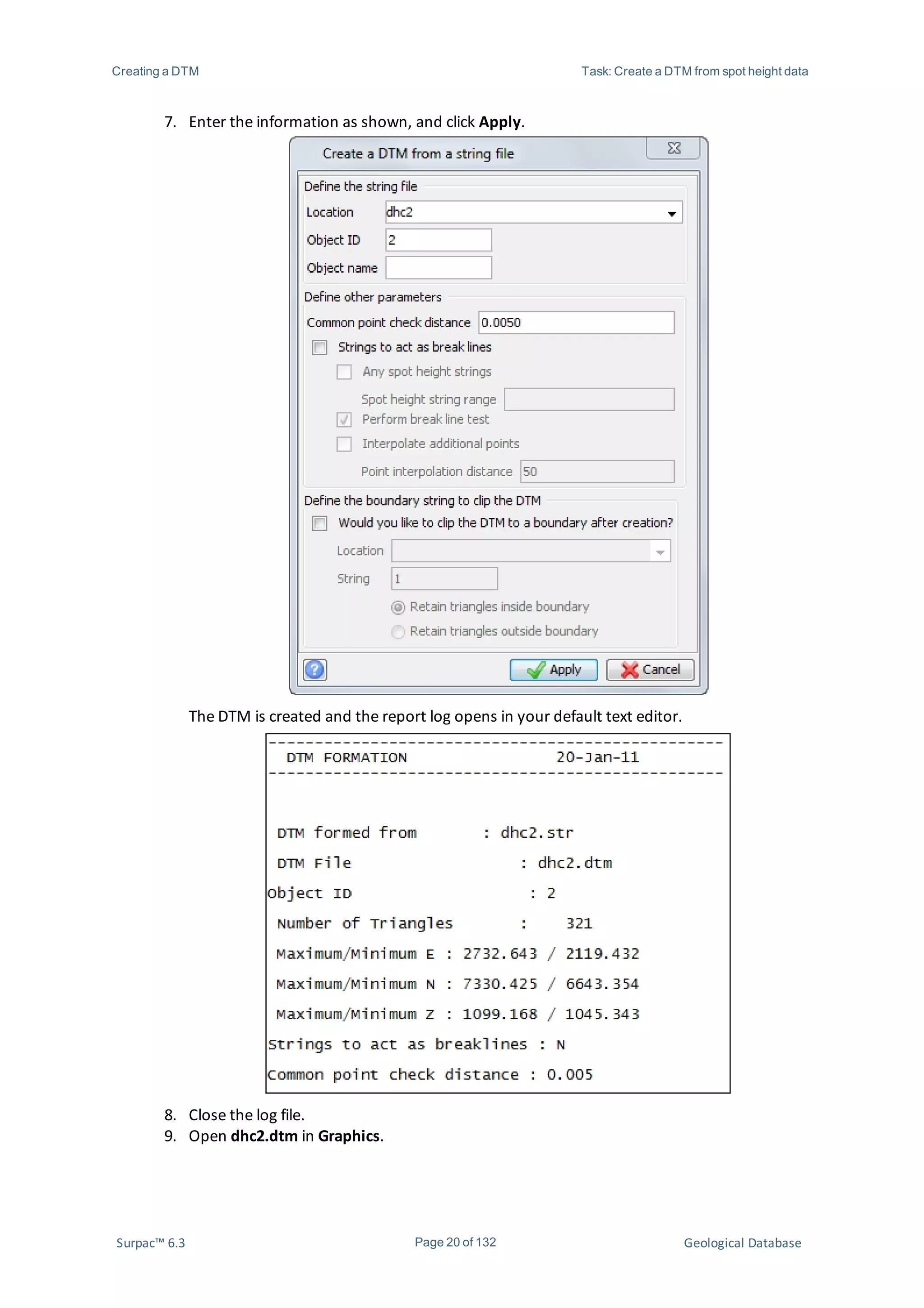 Surpac geological modelling 3 | PDF
