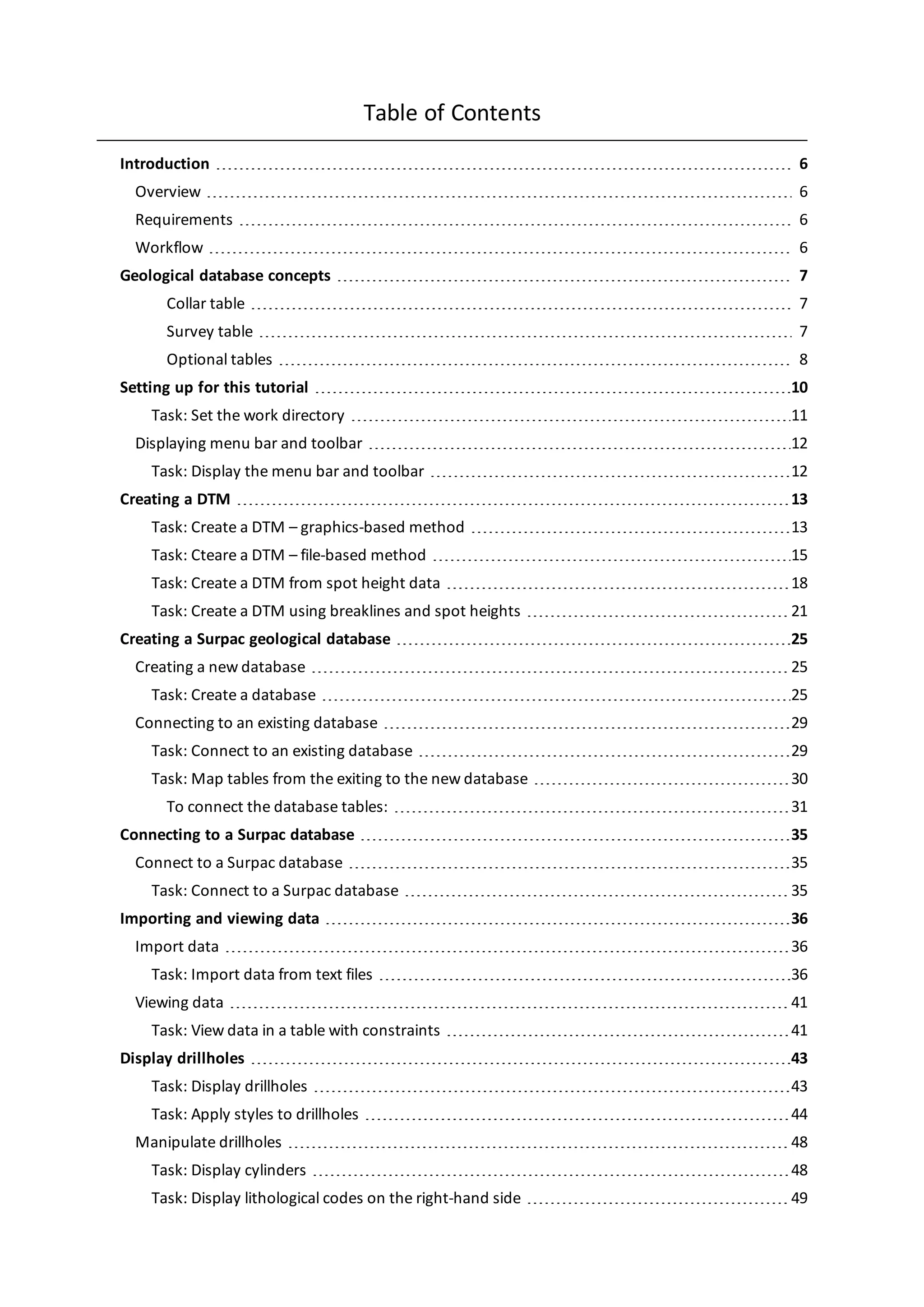 Surpac geological modelling 3 | PDF