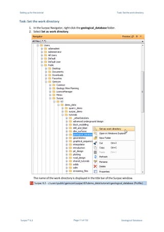 Surpac geological modelling 3 | PDF