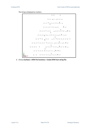 Surpac geological modelling 3 | PDF