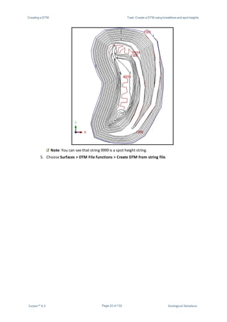 Surpac geological modelling 3 | PDF