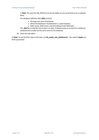 Surpac geological modelling 3 | PDF