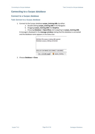 Surpac geological modelling 3 | PDF