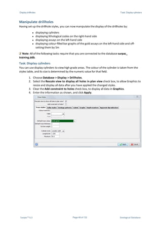 Surpac geological modelling 3 | PDF