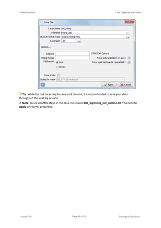 Surpac geological modelling 3 | PDF