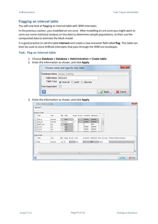 Surpac geological modelling 3 | PDF