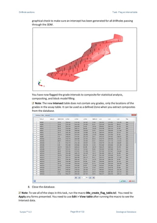Surpac geological modelling 3 | PDF