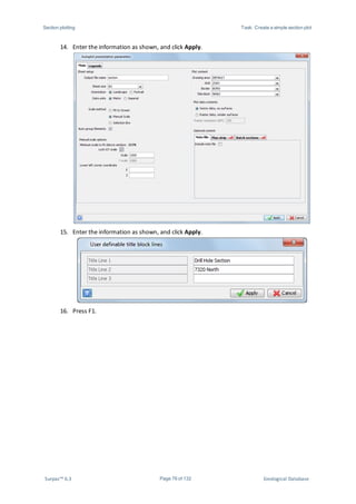 Surpac geological modelling 3 | PDF