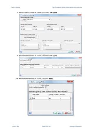 Surpac geological modelling 3 | PDF