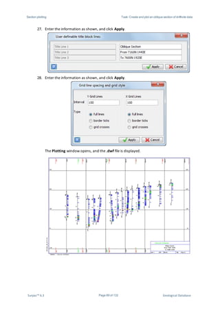 Surpac geological modelling 3 | PDF