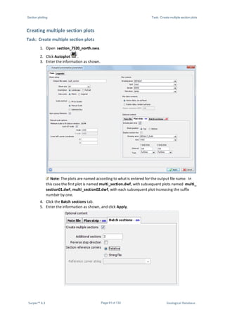 Surpac geological modelling 3 | PDF