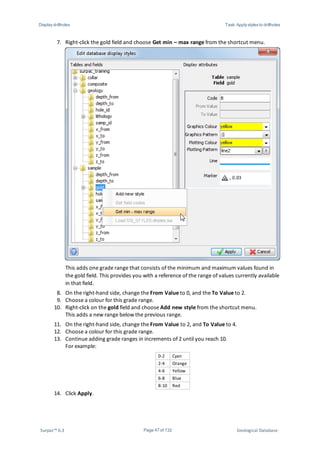 Surpac geological modelling 3 | PDF