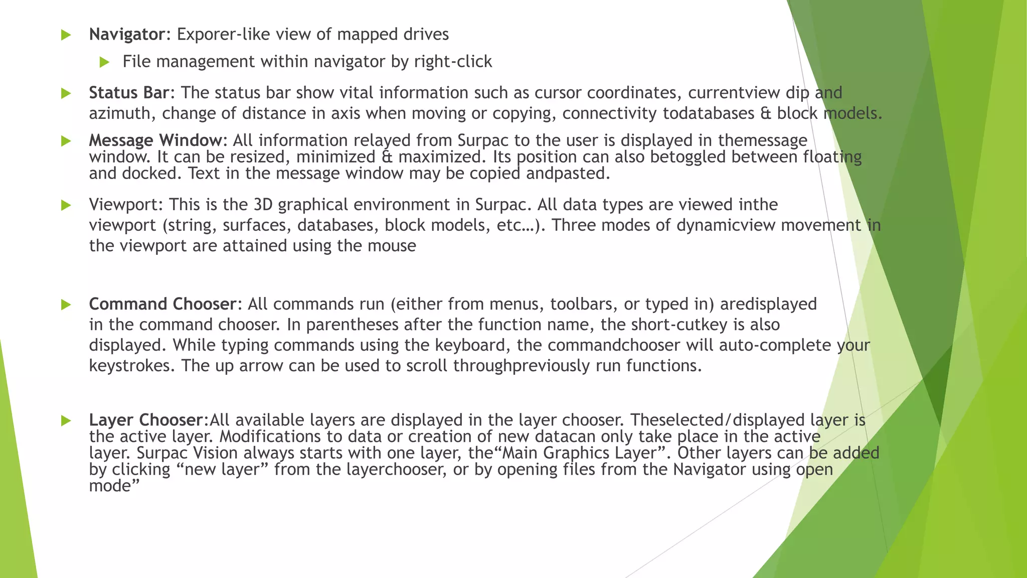 Surpac Software | PPTX