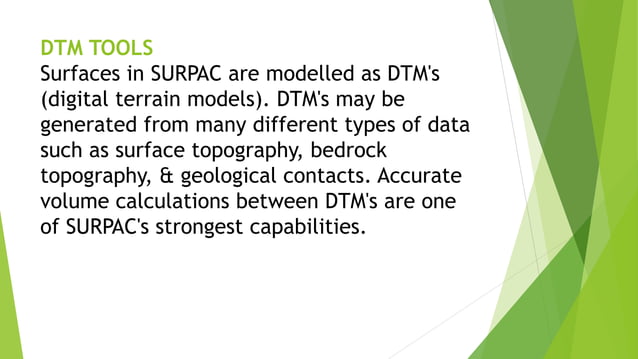 Surpac Software | PPTX