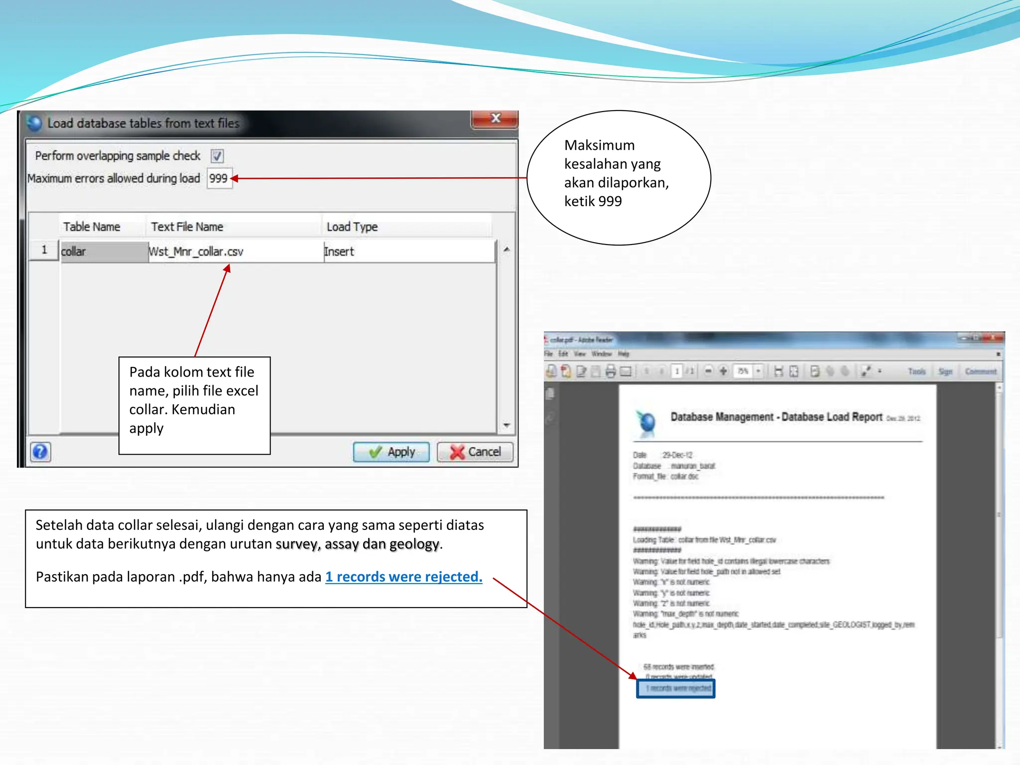 SURPAC TRAINING GEOLOGICAL DATABASE MINING | PPT