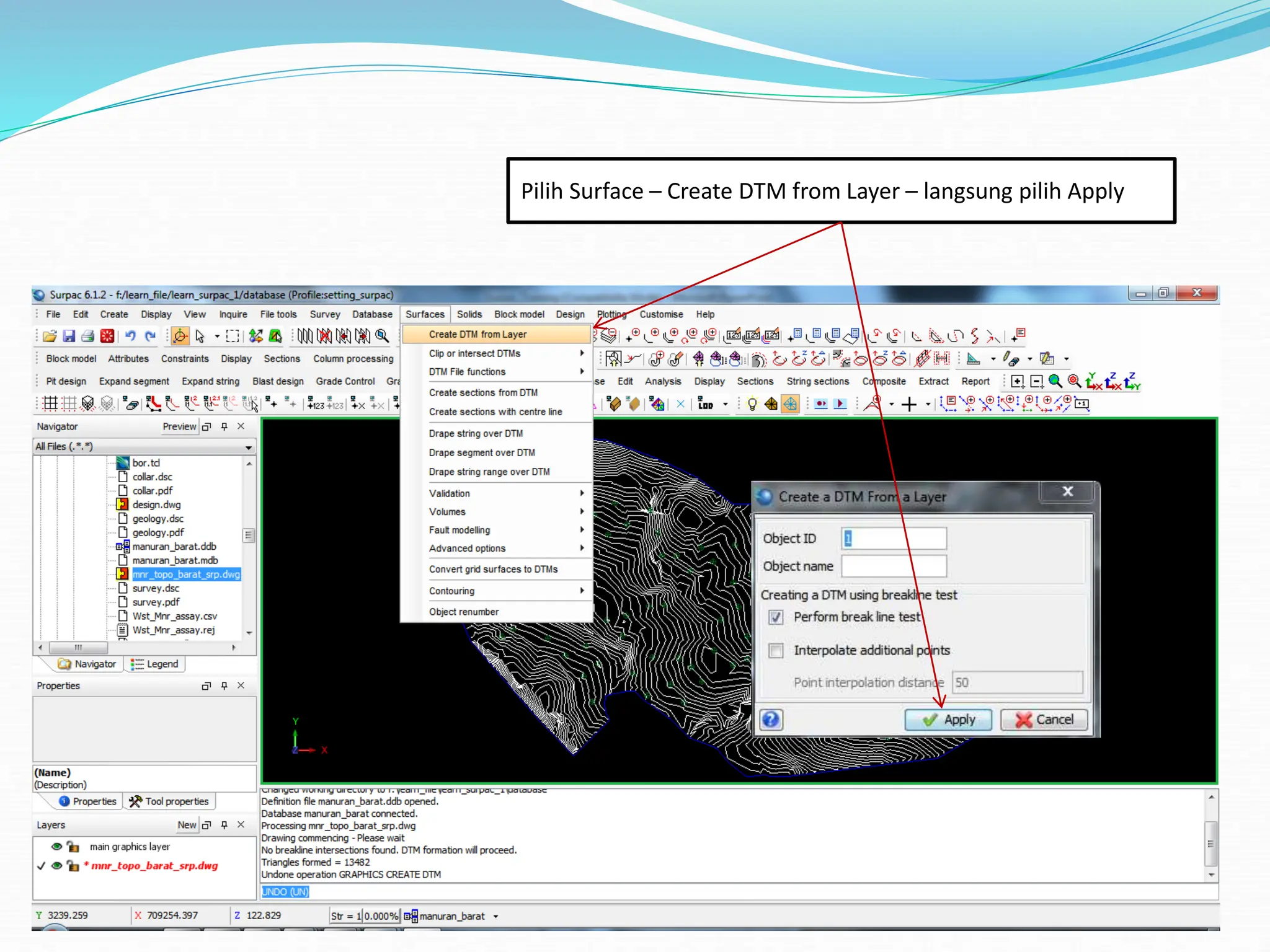 SURPAC TRAINING GEOLOGICAL DATABASE MINING | PPT