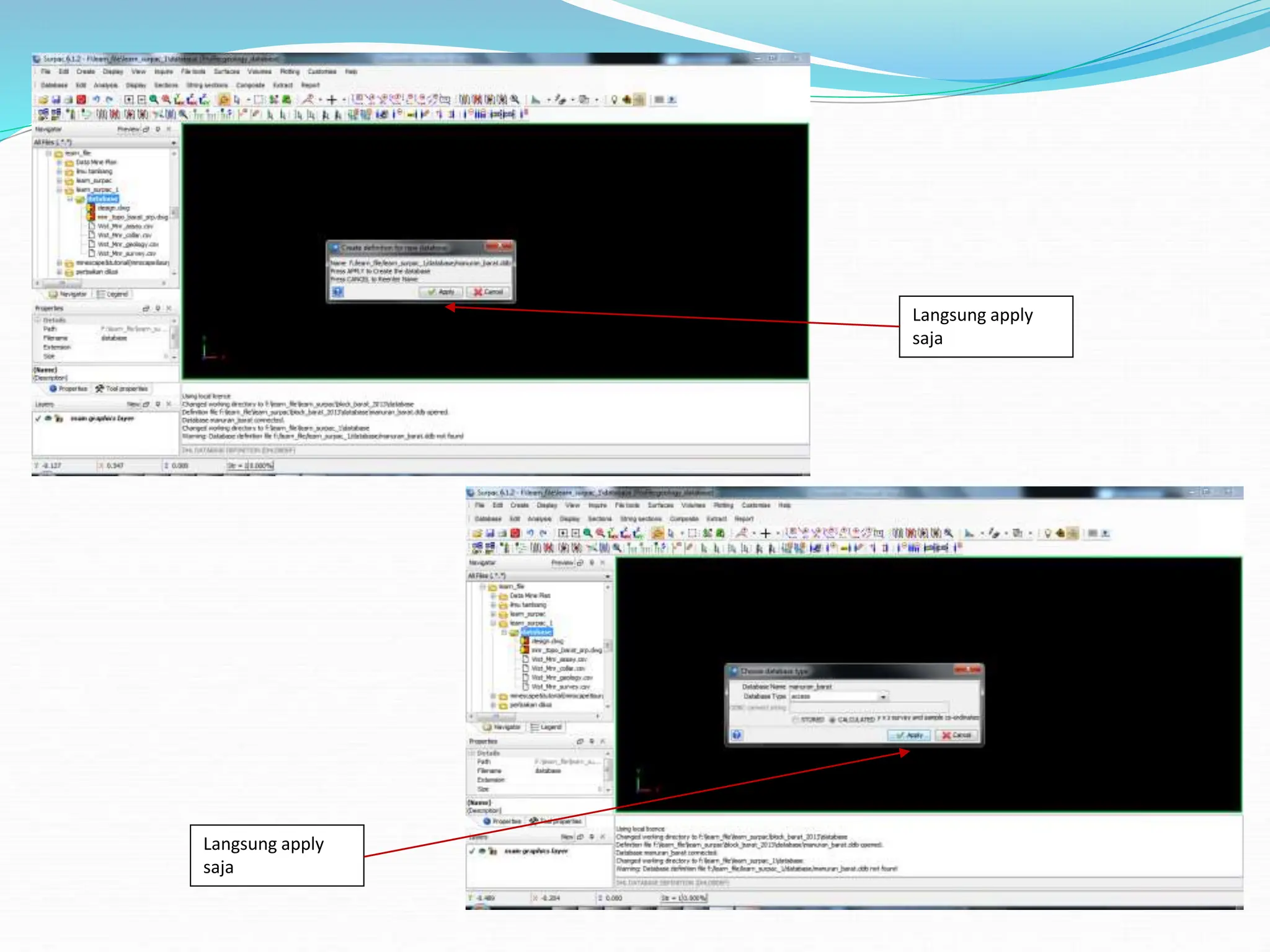 SURPAC TRAINING GEOLOGICAL DATABASE MINING | PPT