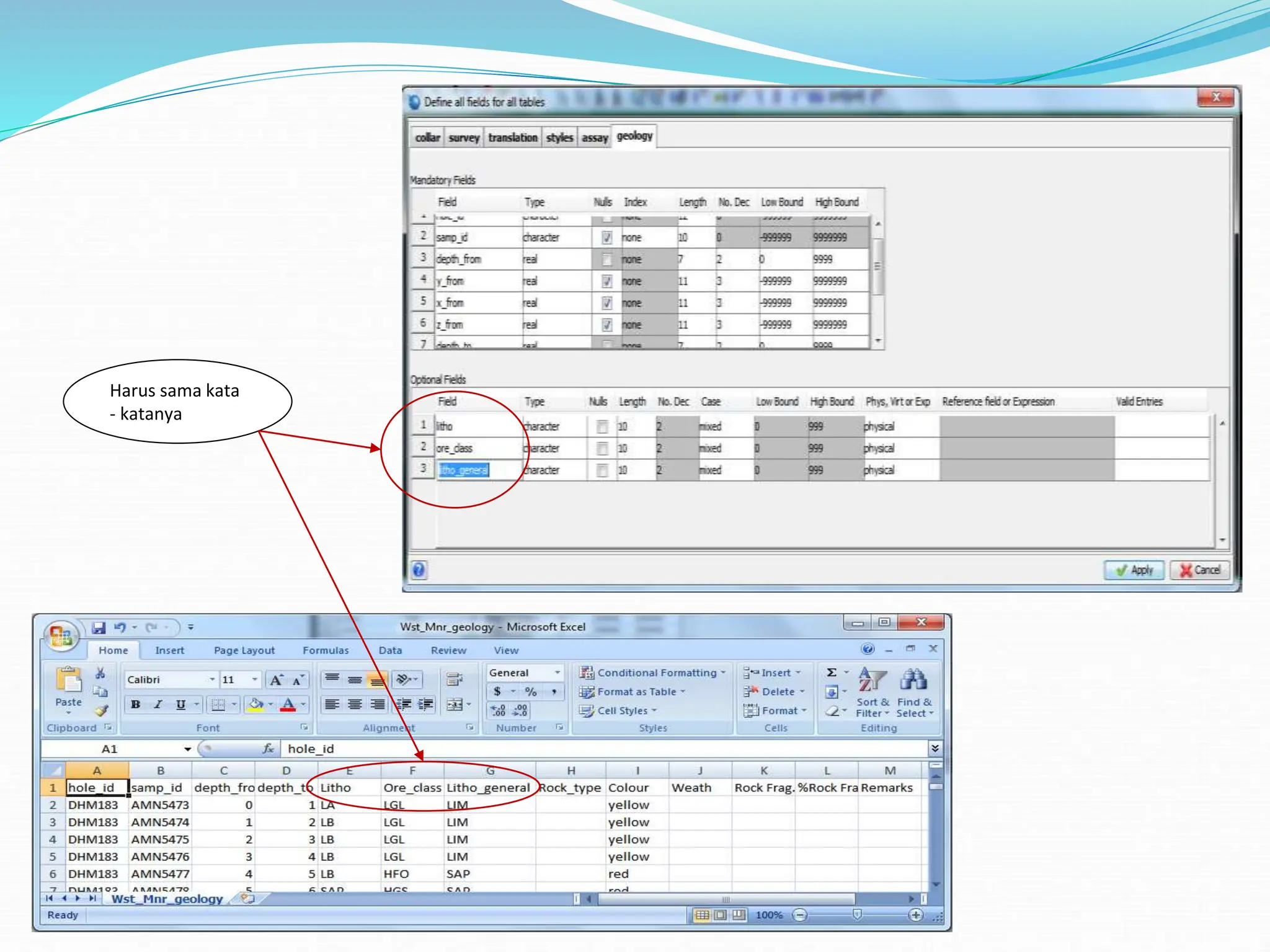 SURPAC TRAINING GEOLOGICAL DATABASE MINING | PPT