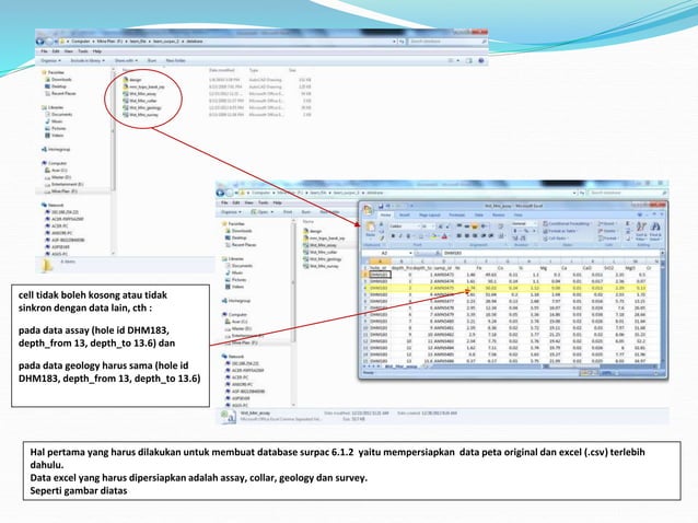 SURPAC TRAINING GEOLOGICAL DATABASE MINING | PPT
