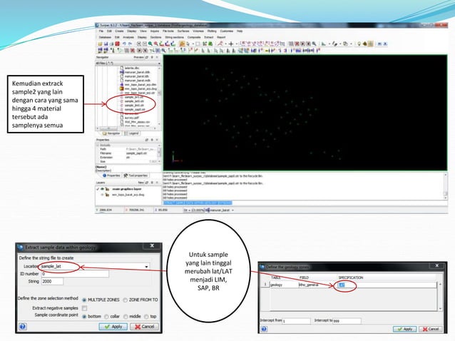 SURPAC TRAINING GEOLOGICAL DATABASE MINING | PPT