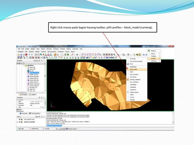 SURPAC TRAINING GEOLOGICAL DATABASE MINING | PPT
