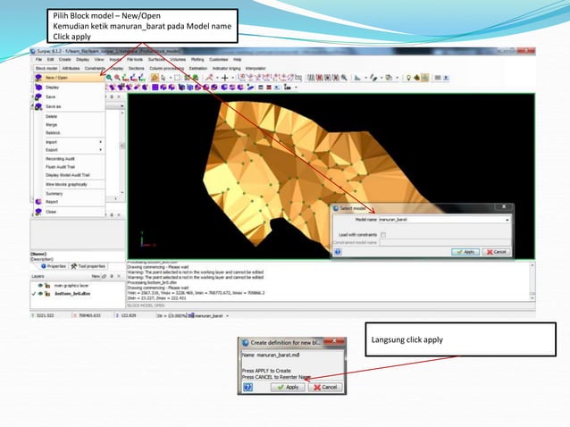SURPAC TRAINING GEOLOGICAL DATABASE MINING | PPT