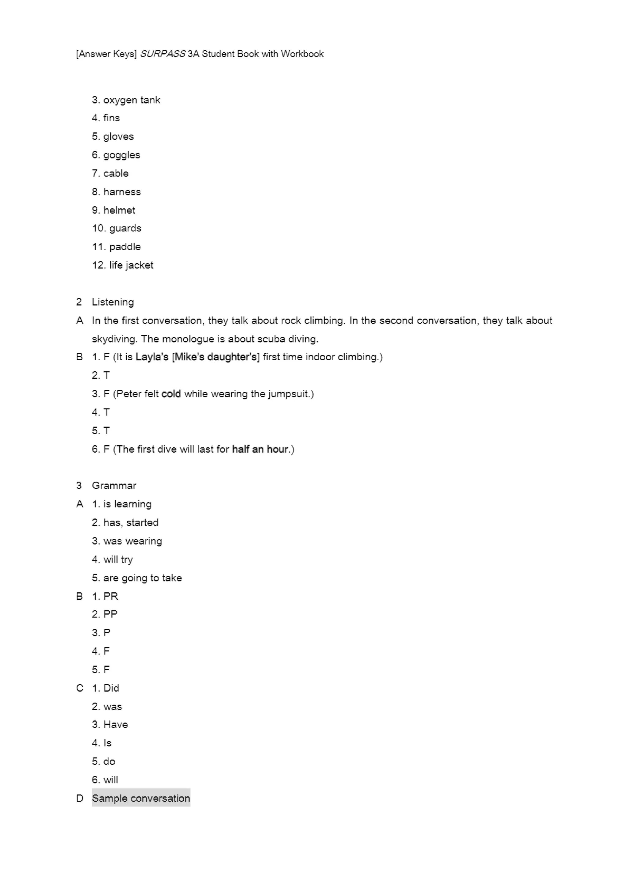 SURPASS 3A Student Book with Workbook Answer key.pdf