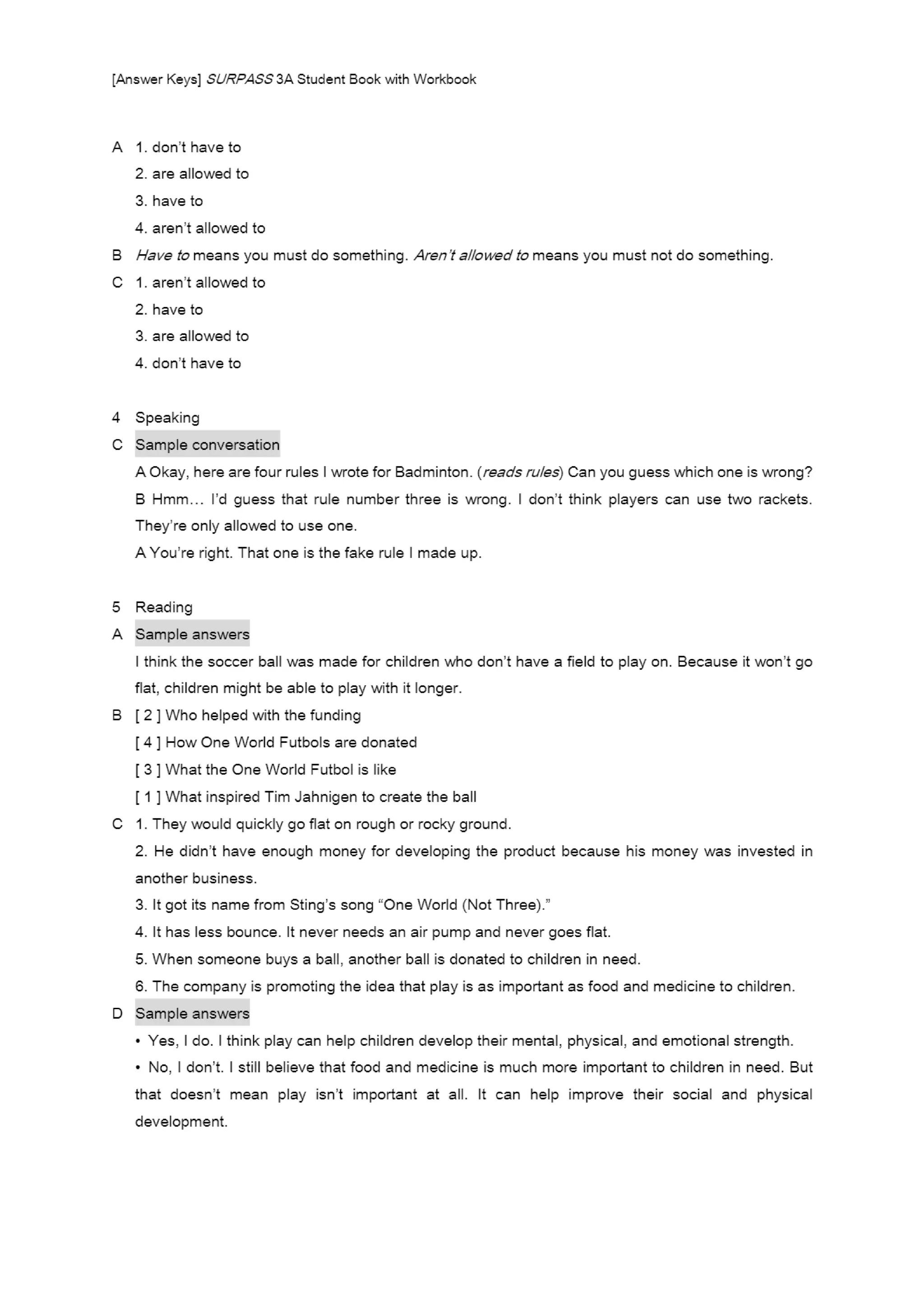 SURPASS 3A Student Book with Workbook Answer key.pdf