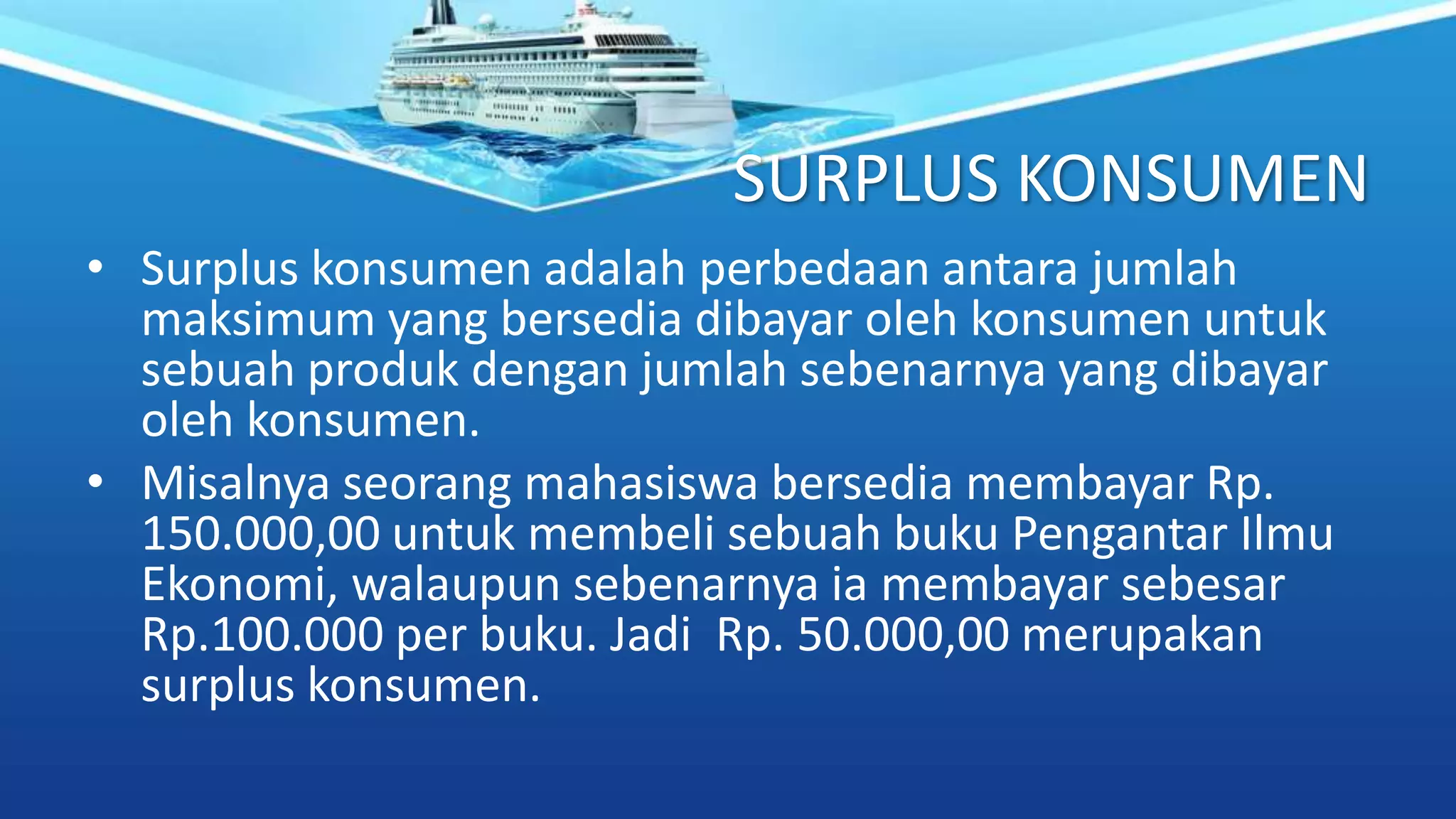 Surplus konsumen dan produsen pengaruh pajak | PPTX