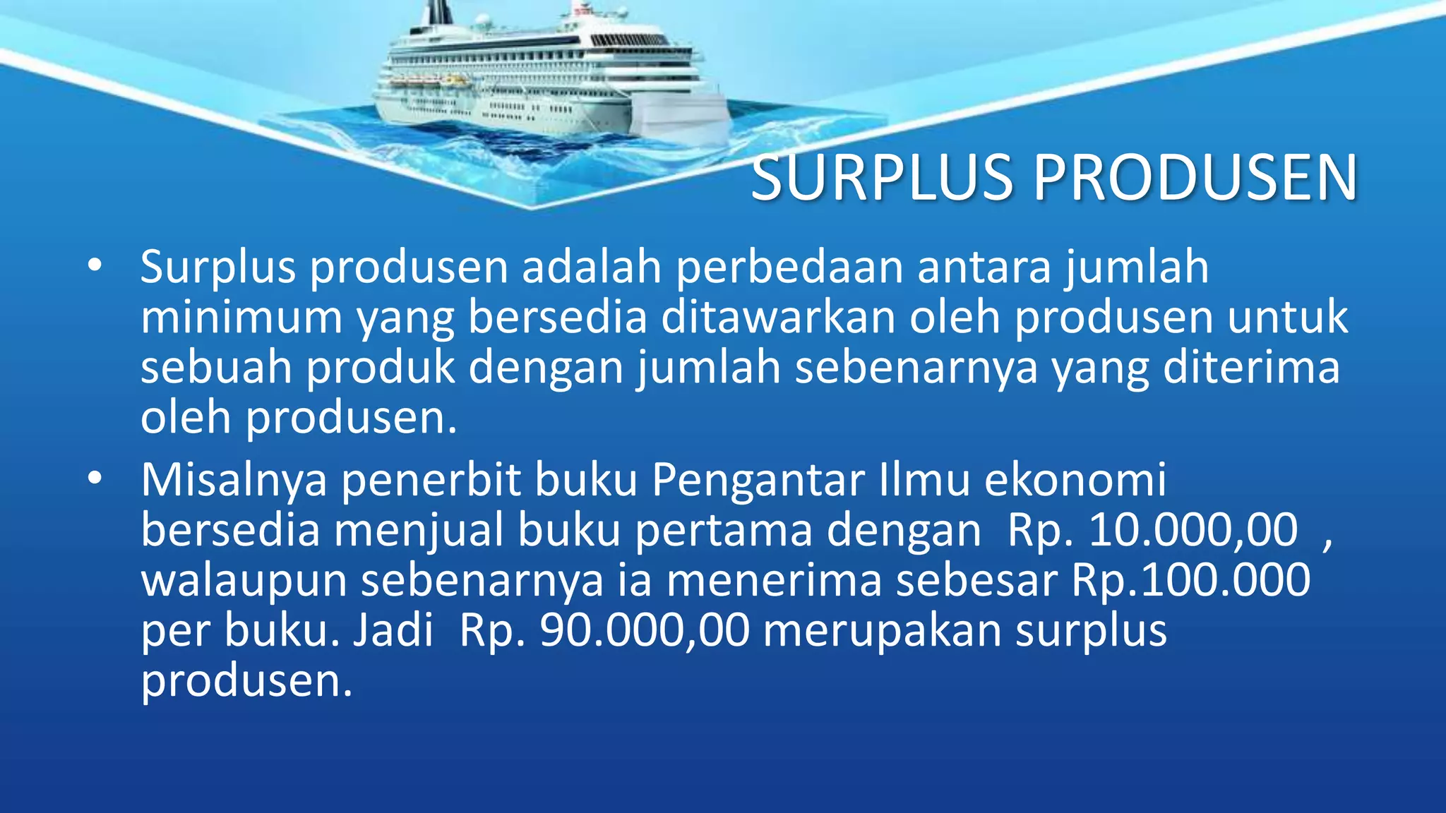 Surplus konsumen dan produsen pengaruh pajak | PPTX