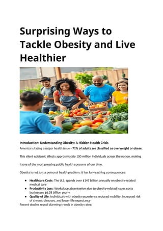 Surprising Ways to Tackle Obesity and Live Healthier.docx
