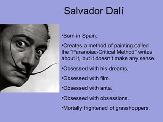 Surreal dali and Psychology | PPT