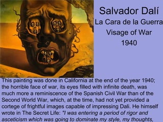 The Face Of War Salvador Dali