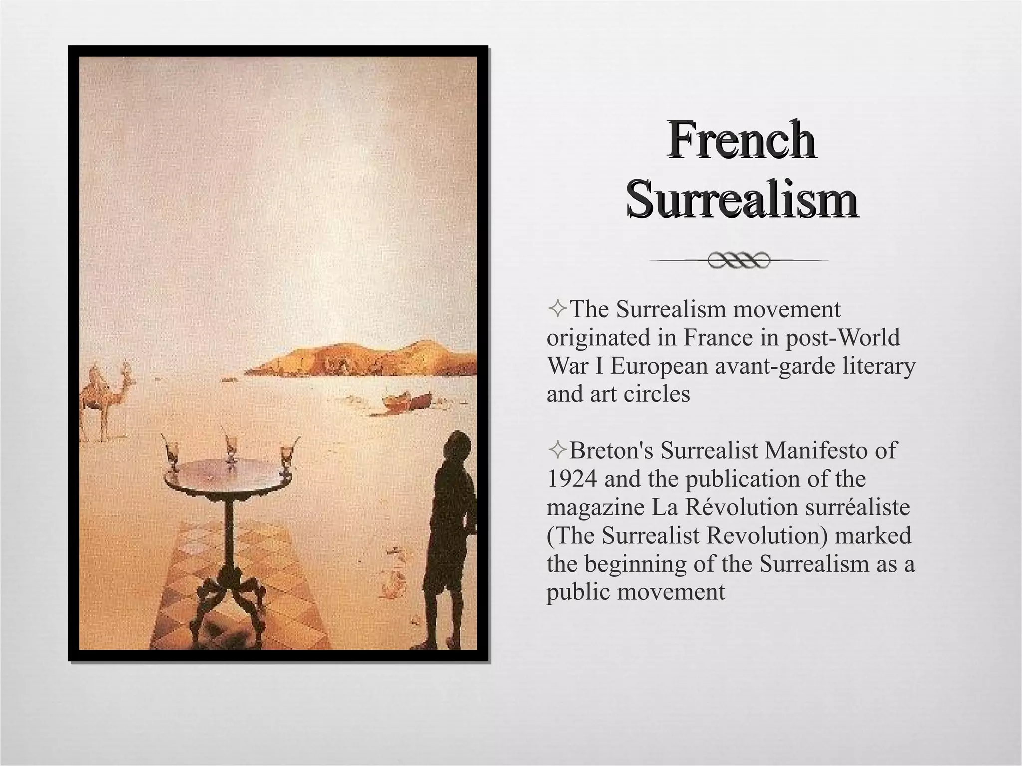 French & Czech Surrealism | PPT