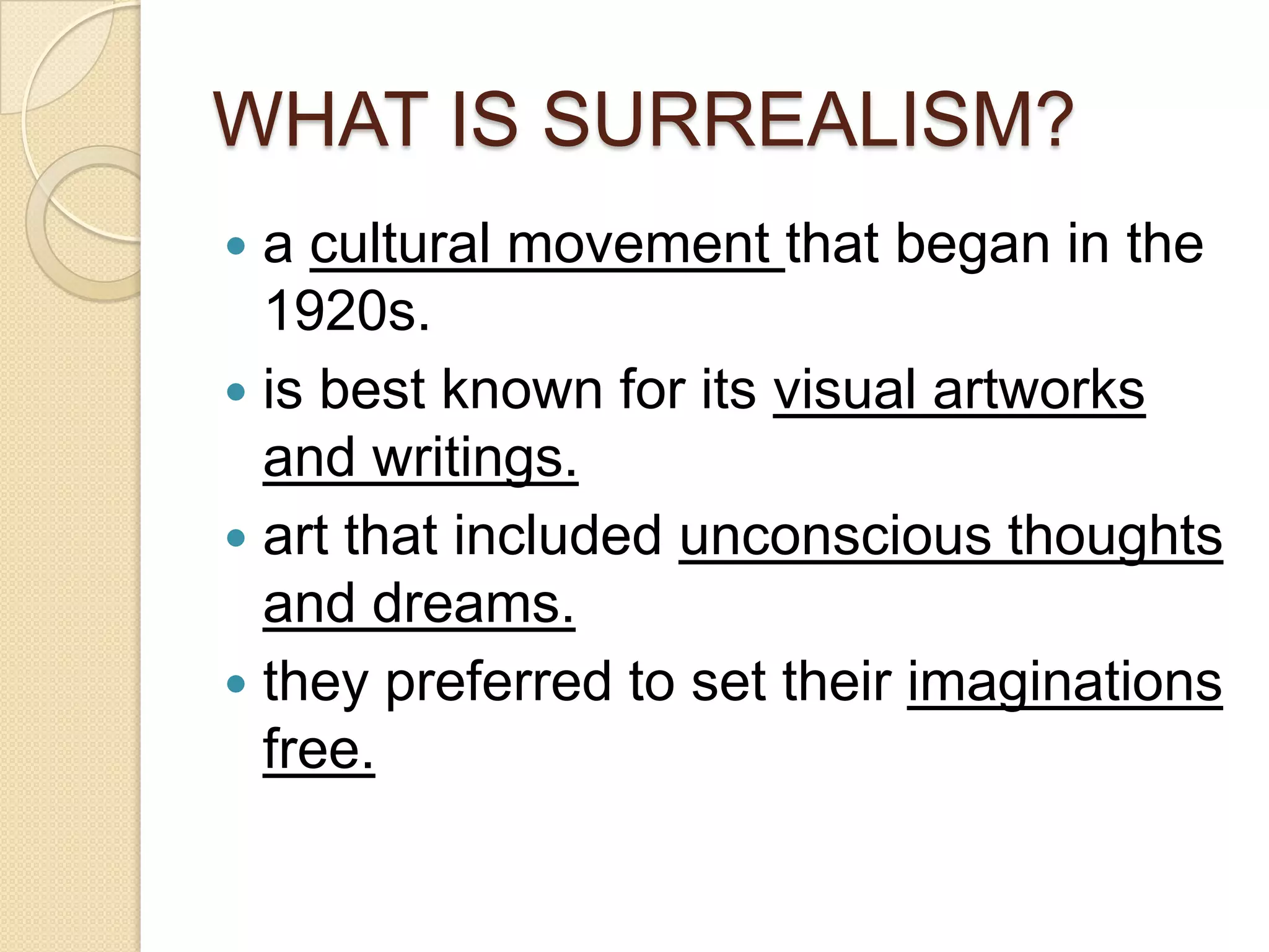Surrealism | PPTX