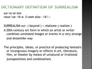 Surrealism in Literature- It's Definition, Origins, Examples and Key ...