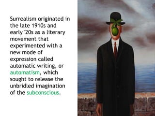 Surrealism in Literature- It's Definition, Origins, Examples and Key ...
