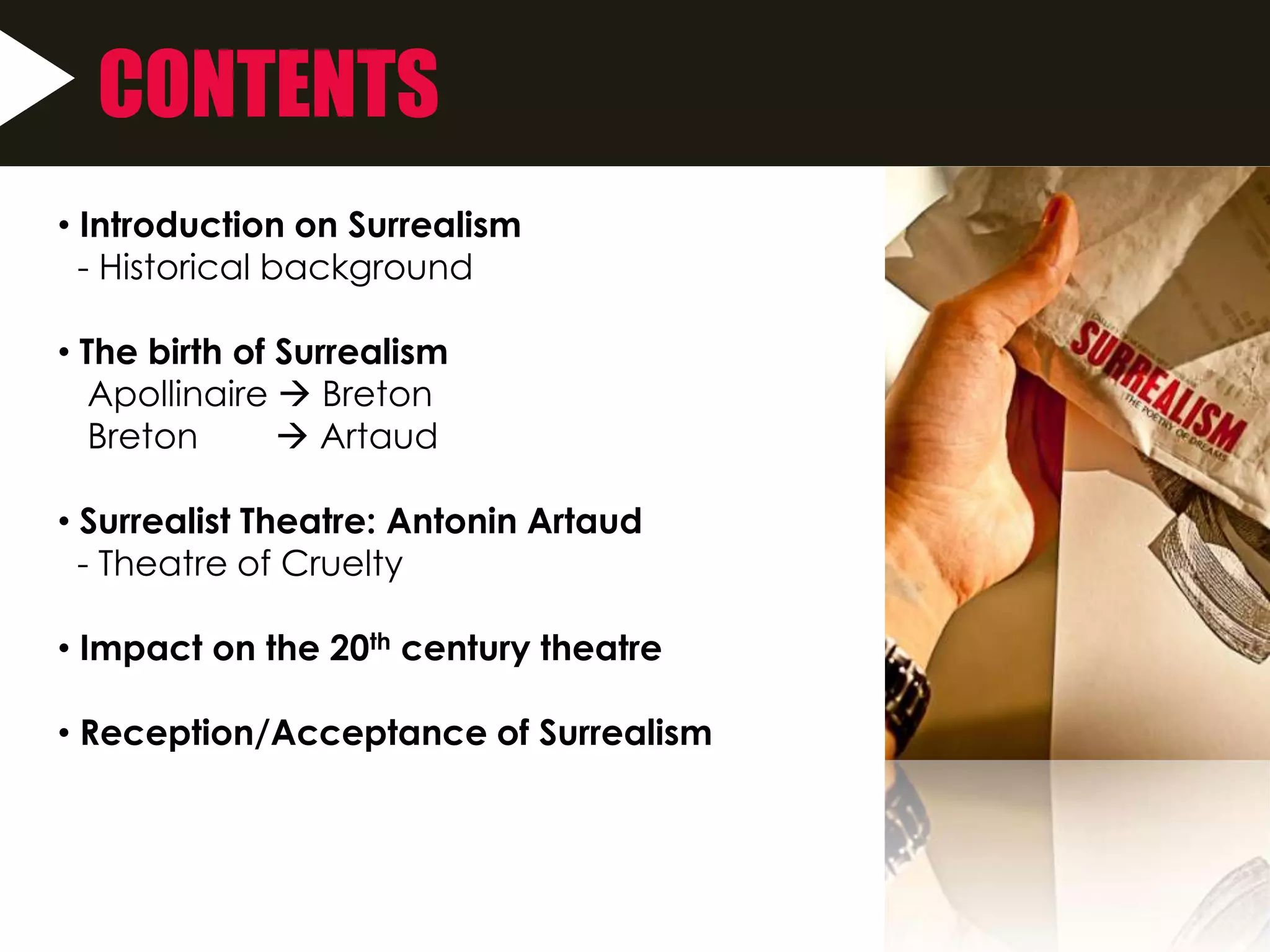 Surrealism 20th century theatre | PPTX