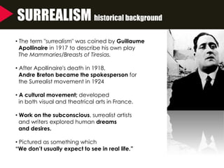 Surrealism 20th century theatre | PPTX