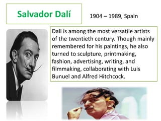 Surrealism and Dalí | PPTX